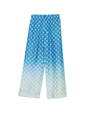 Casablanca Gradient Pattern Trousers - Blue