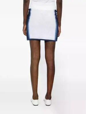 Casablanca Drawstring Mesh Mini Skirt