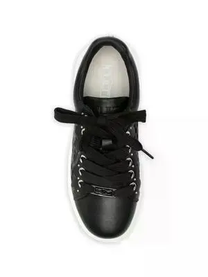 CULT Nirvana Cutout Leather Platform Sneakers