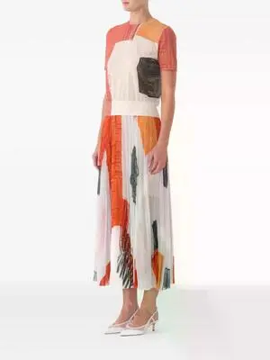 JASON WU Artwork Knit Top - Orange
