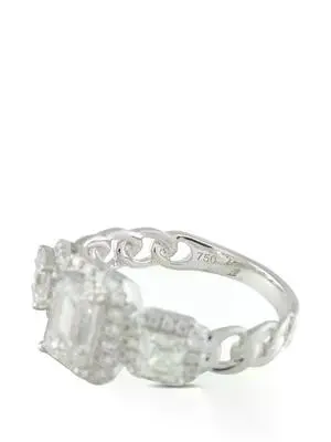 LB EXCLUSIVE 18k White Gold Diamond Ring