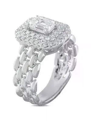 LB EXCLUSIVE 18k White Gold Diamond Ring