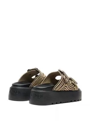 Casadei Birki Platform Sandals With Buckle Fastening