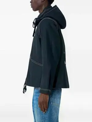Fred Perry X Craig Green Zip-fastening Hoodie With Contrast Topstitching