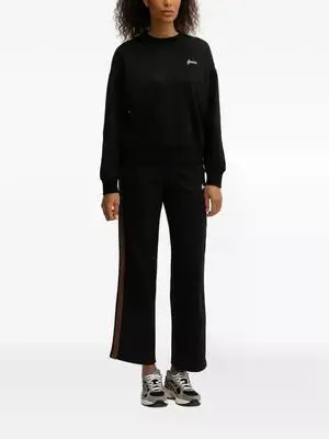 Guess Striped Track Pants - Black