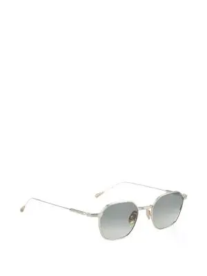 LUNETTERIE GÉNÉRALE Hexagonal Frame Sunglasses - Silver