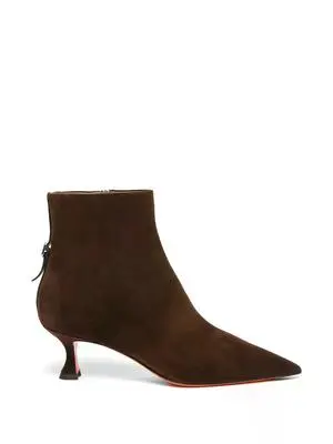Santoni Zip Up Booties