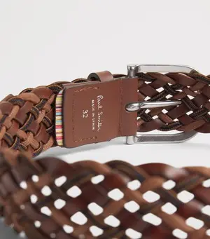 Paul Smith Leather Braided Belt