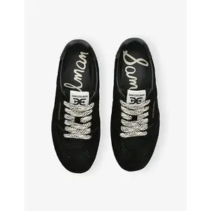 Sam Edelman Tobi Suede And Mesh Trainers - Black
