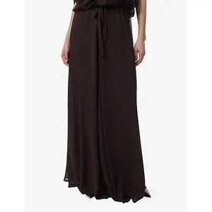 LEEM Elasticated-waist Wide-leg Woven Trousers
