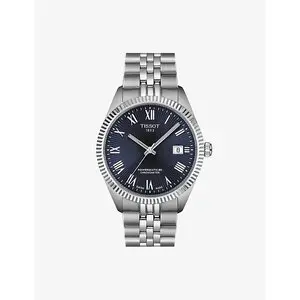 TISSOT Ballade Stainless-steel Automatic Watch - Blue