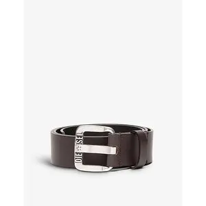 DIESEL® Logo-embossed Leather Belt - H0180