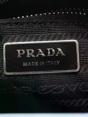 Prada 2010's Soft Leather Two-way Tote Bag - Blue