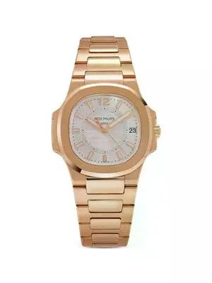Patek Philippe Nautilus 7011/1r-001 Rose Gold Watch - Silver
