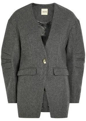 AKYN Harlow Fitted Wool Jacket