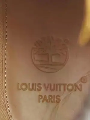 LOUIS VUITTON X Timberland Embossed Ankle Boots