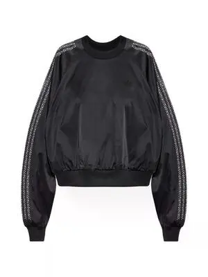 Adidas Crewneck Sweatshirt With Striped Sleeves