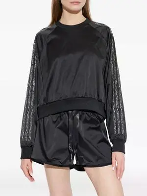 Adidas Crewneck Sweatshirt With Striped Sleeves