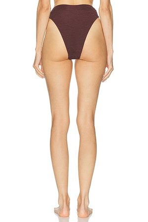 LA PORTE Kate Pinch Bikini Bottom - Fudge