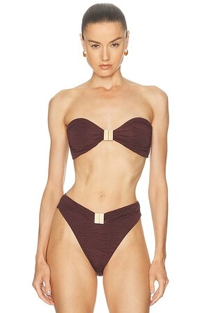 LA PORTE Kate Bandeau Bikini Top