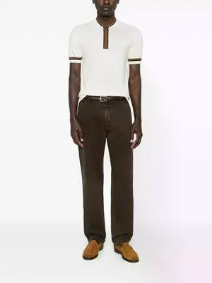 PAOLO PECORA Zip-up T-shirt