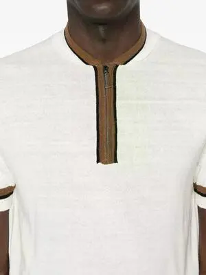 PAOLO PECORA Zip-up T-shirt