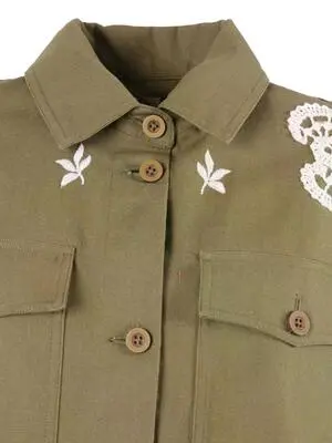 Max Mara Embroidered Cotton Shirt