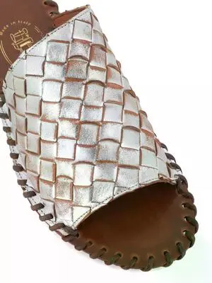 ALEXANDER HOTTO Open Toe Woven Sandals
