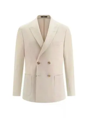Boggi Milano Double-breasted Patch-pockets Blazer