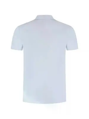 ZANONE Button Short-sleeve Polo Shirt - Blue