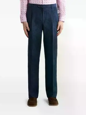 Etro Paisley Jacquard Tailored Trousers