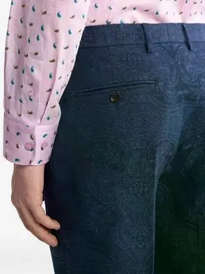 Etro Paisley Jacquard Tailored Trousers