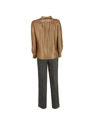 Gianfranco Ferre Embellished Trousers - Grey