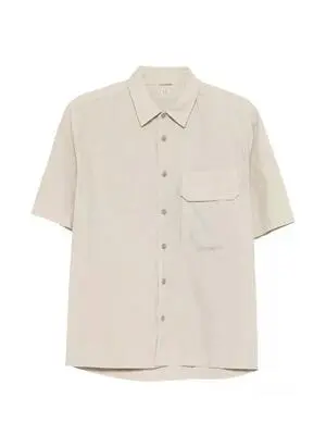 C.P. COMPANY Flap-pocket Poplin Shirt - Neutrals