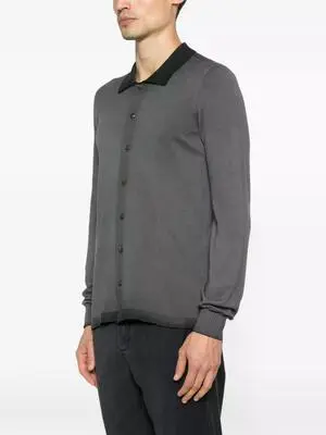 AROVESCIO Buttoned Long-sleeved Shirt - Grey