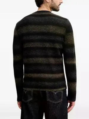 BENETTON Striped Knitwear Pullover