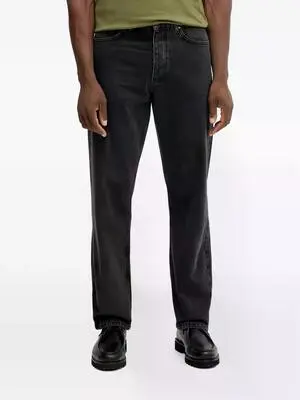 BENETTON Relaxed Fit Straight Leg Jeans - Black