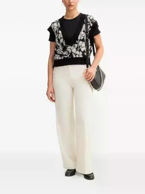 BENETTON Corduroy Wide Leg Trousers