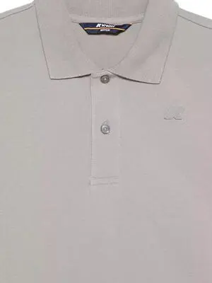 K-WAY Amedee Logo Piqué Polo Shirt - Grey