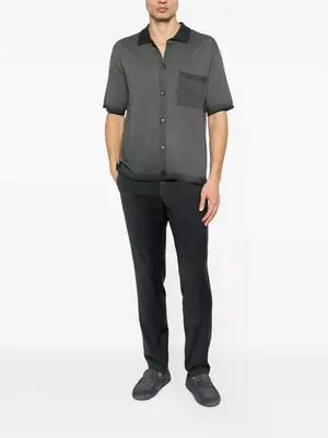 AROVESCIO Pocket Buttoned Shirt - Grey