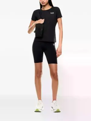EA7 Logo Detail T-shirt - Black