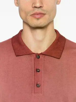AROVESCIO Buttoned Polo Shirt - Red