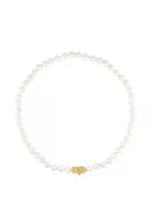 IVI Kelly Pearl And 18k Yellow Necklace