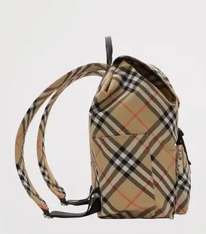 Burberry Check Print Backpack
