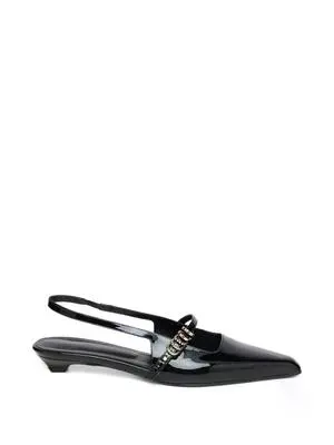 Dorothee Schumacher Ring-embellished Slingback Pumps