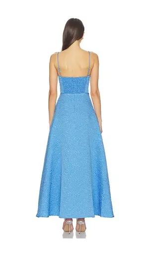 ELLIATT Briallen Textured Gown - Blue