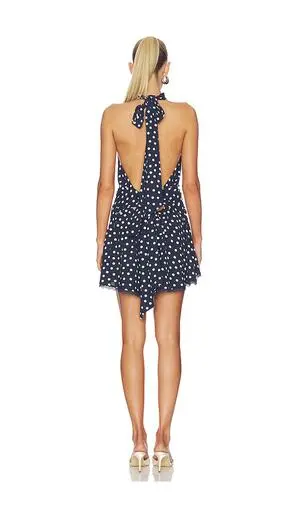 Show Me Your Mumu Brynn Mini Dress Polka Dot