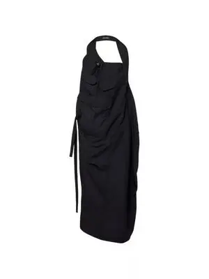 Junya Watanabe Asymmetric Pockets Dress - Black