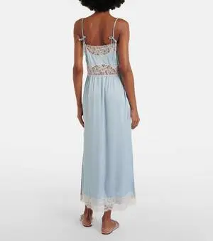 Faithfull The Brand Morris Lace-trimmed Midi Dress