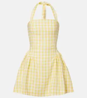 Faithfull The Brand Venza Linen Mini Dress